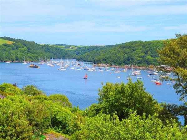 Upstairs at Point House in Fowey, Cornwall sleeps 2